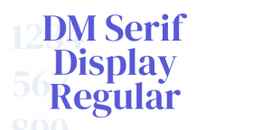 DM Serif Display Regular - Font Free [ Download Now ]