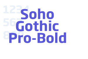 Soho Gothic Pro-Bold - Font Free [ Download Now ]