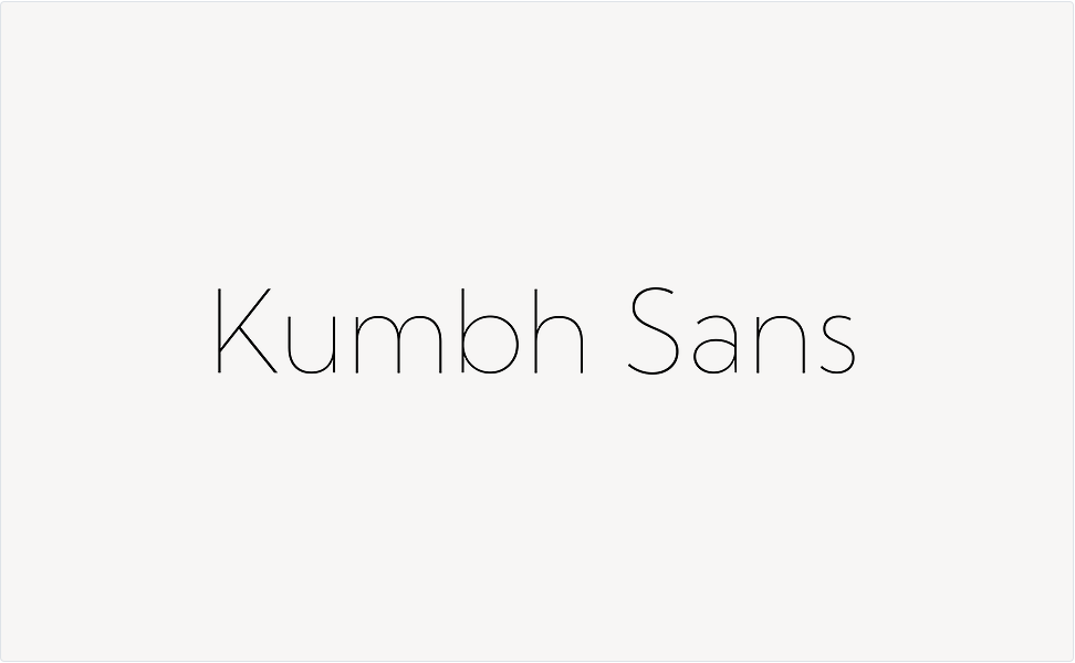 Kumbh Sans - Font Free [ Download Now ]