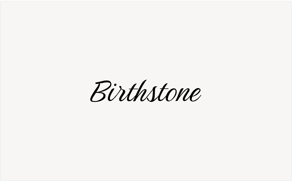 Birthstone - Font Free [ Download Now ]