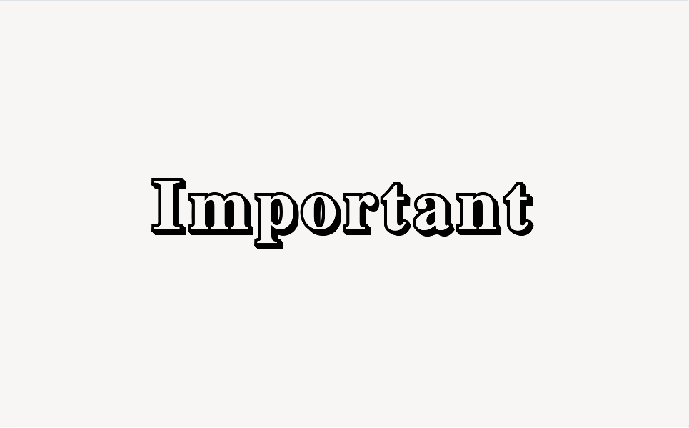 Important - Font Free [ Download Now ]