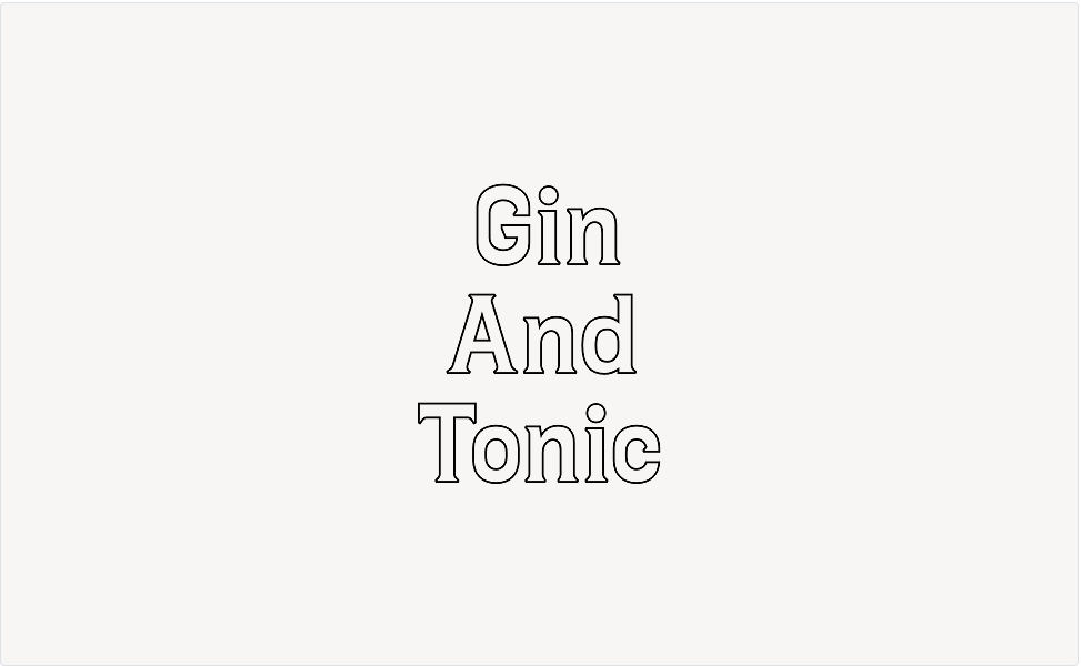 Gin And Tonic - Font Free [ Download Now ]
