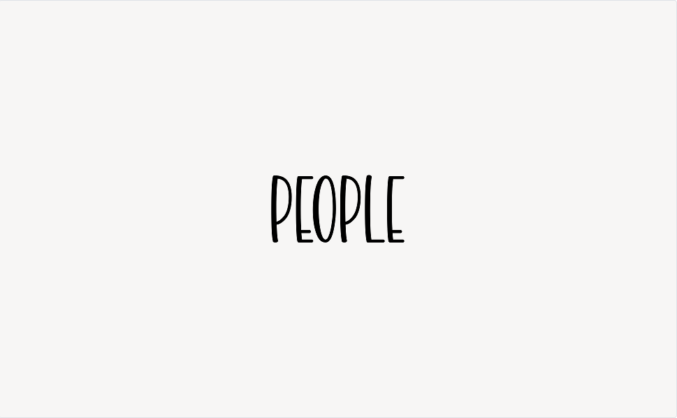 People - Font Free [ Download Now ]