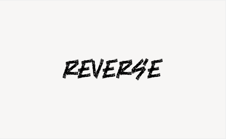 Reverse - Font Free [ Download Now ]