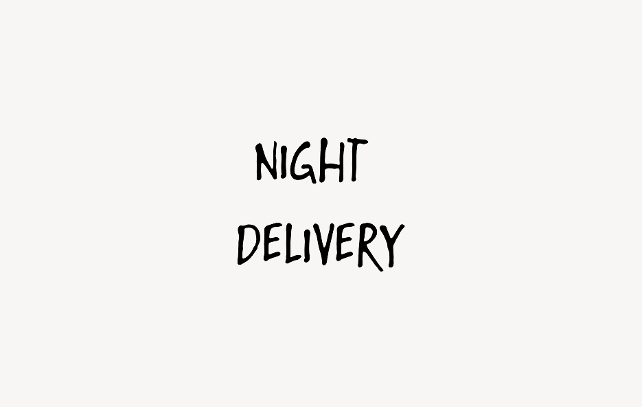 Night Delivery - Font Free [ Download Now ]
