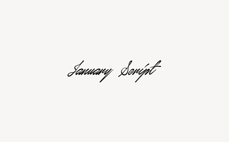 January Script - Font Free [ Download Now ]