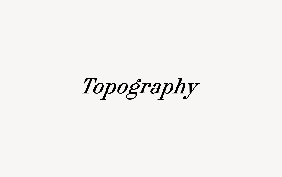 Topography - Font Free [ Download Now ]