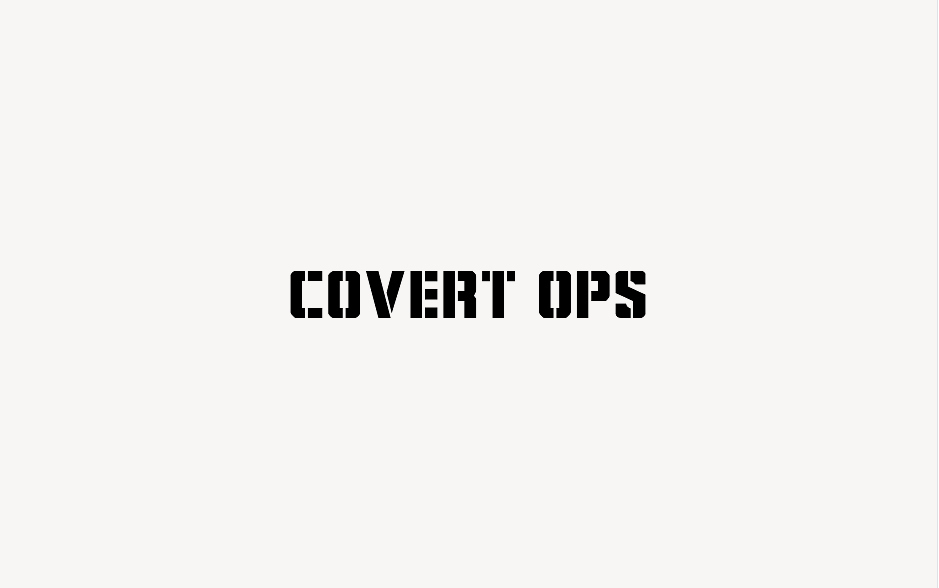 Covert Ops - Font Free [ Download Now ]