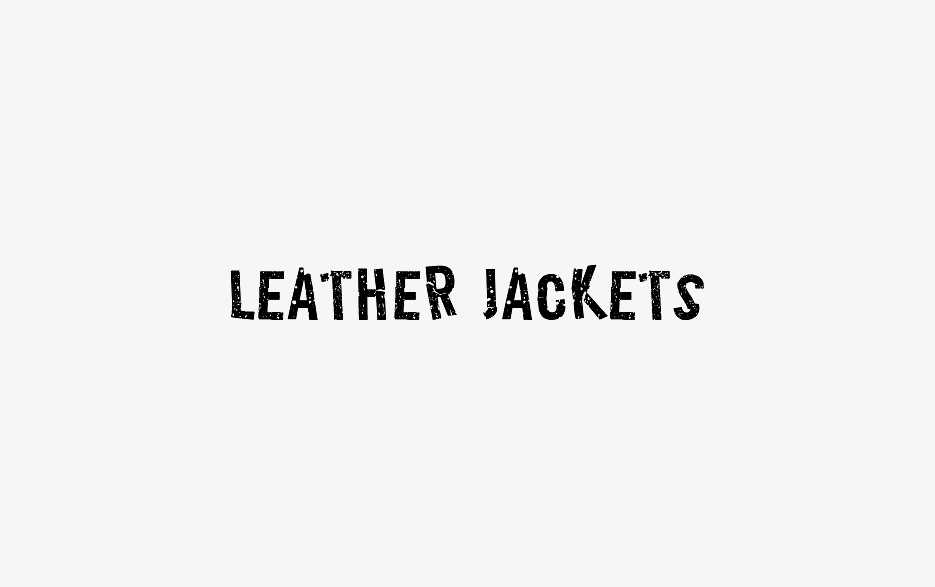 Leather Jackets - Font Free [ Download Now ]