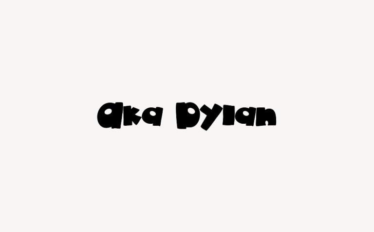 Aka Dylan - Font Free [ Download Now ]