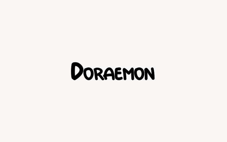 Doraemon - Font Free [ Download Now ]