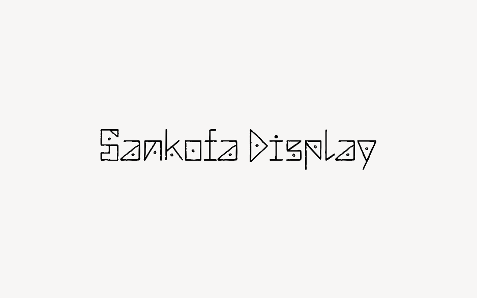 Sankofa Display - Font Free [ Download Now ]