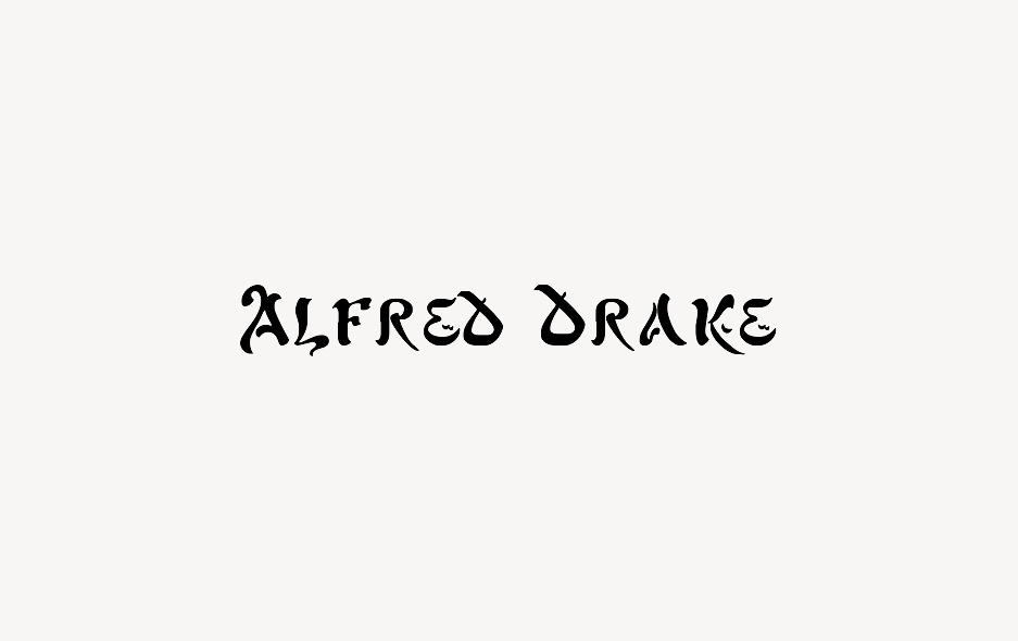 Alfred Drake - Font Free [ Download Now ]