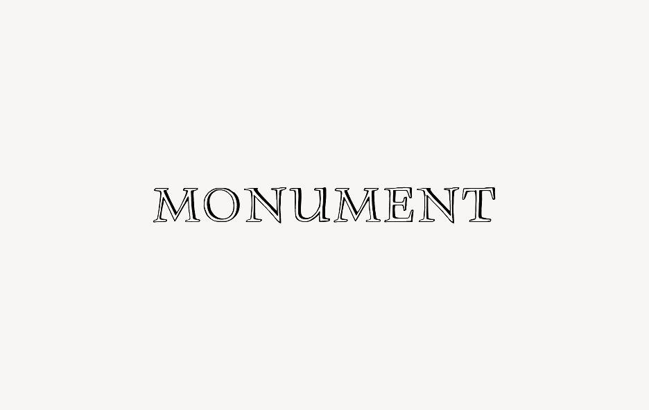 Monument - Font Free [ Download Now ]