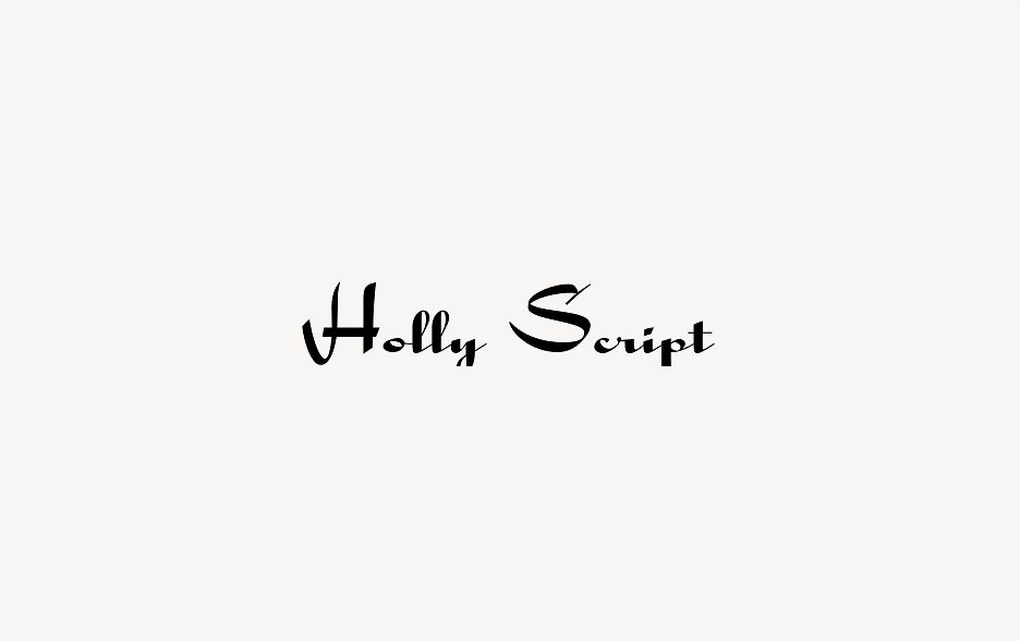 Holly Script - Font Free [ Download Now ]