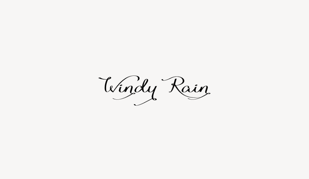 Windy Rain - Font Free [ Download Now ]