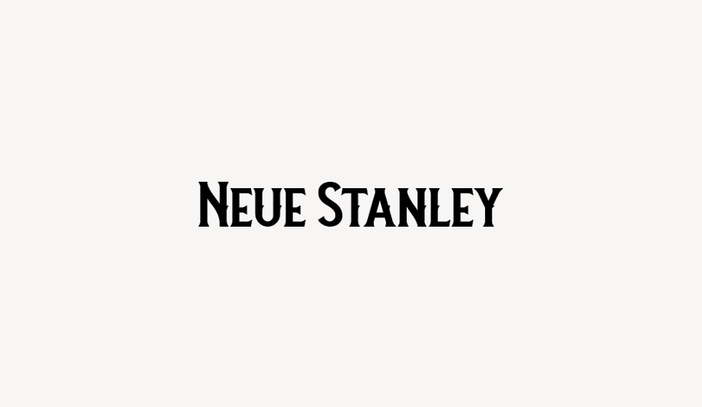 Neue Stanley - Font Free [ Download Now ]