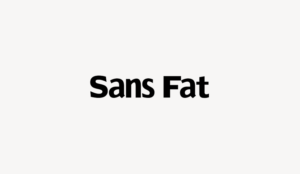 Sans Fat - Font Free [ Download Now ]