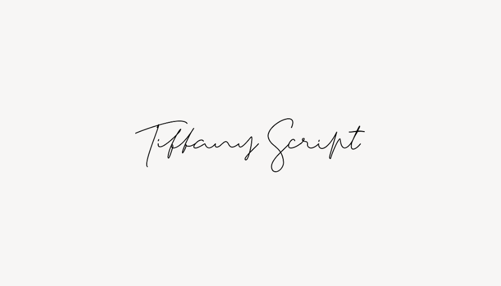Tiffany Script - Font Free [ Download Now ]