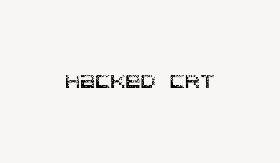 Hacked CRT - Font Free [ Download Now ]