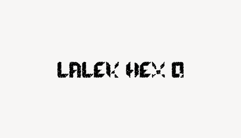 Lalek Hex Q - Font Free [ Download Now ]