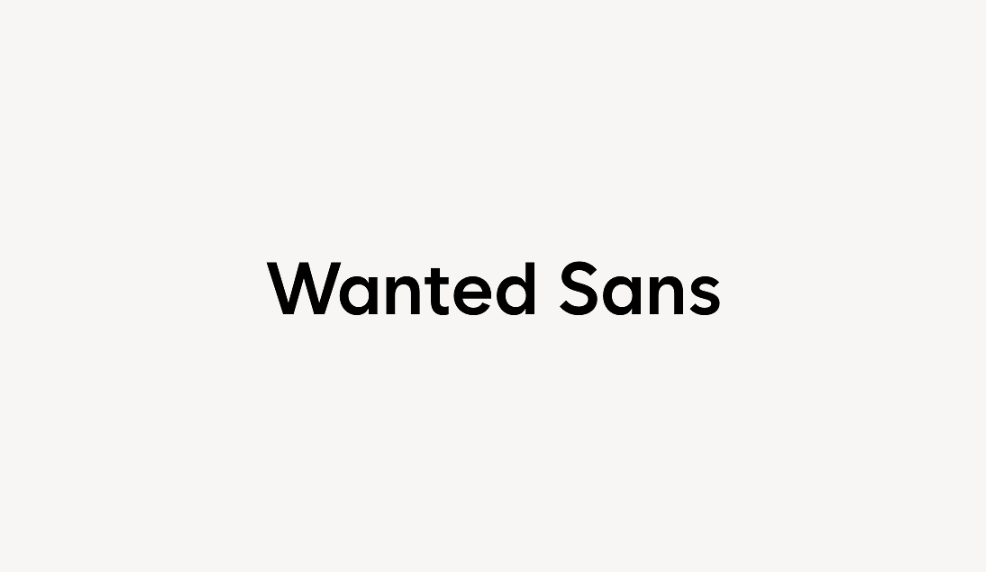 Wanted Sans - Font Free [ Download Now ]
