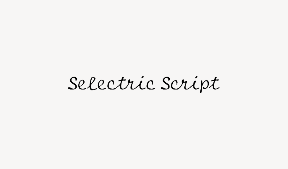 Selectric Script - Font Free [ Download Now ]