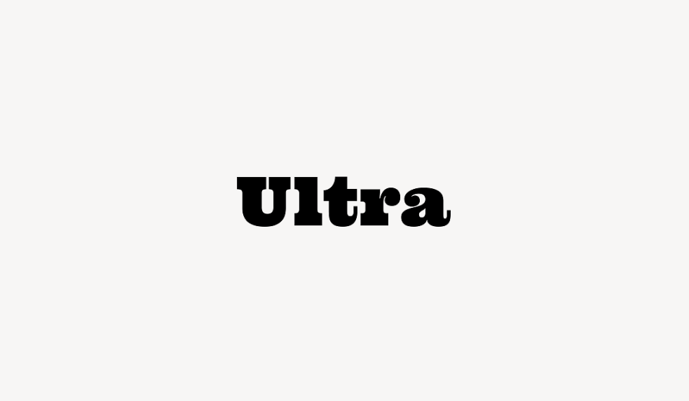 Ultra - Font Free [ Download Now ]