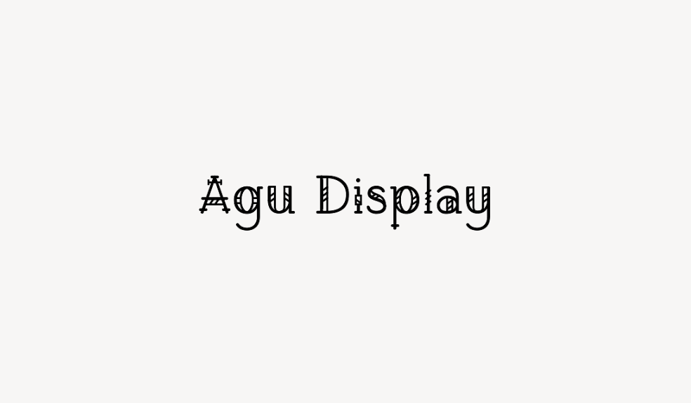 Agu Display - Font Free [ Download Now ]