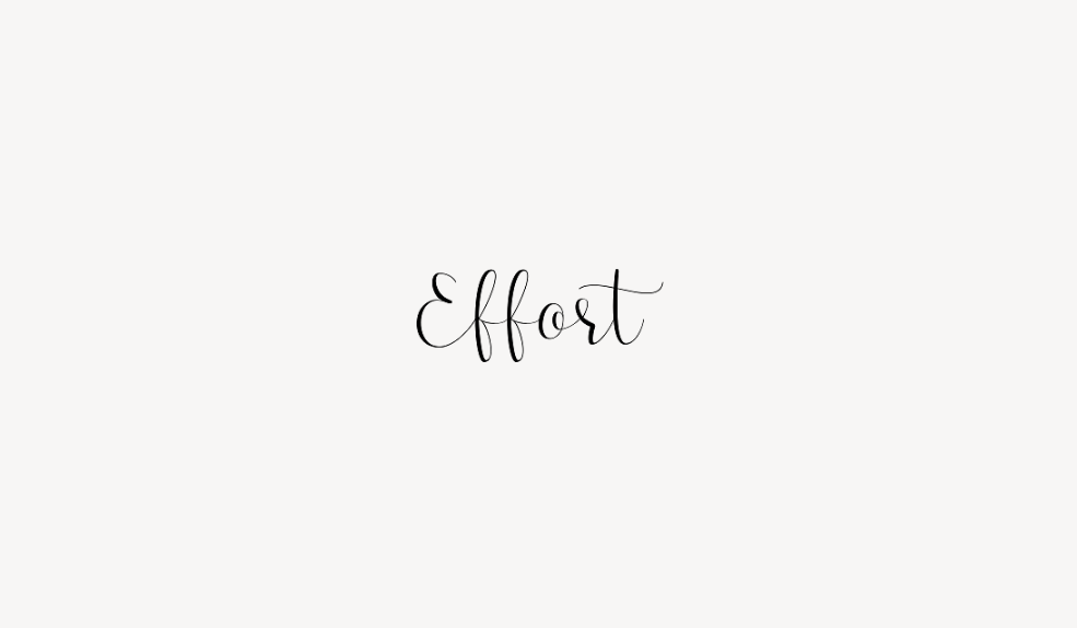 Effort - Font Free [ Download Now ]