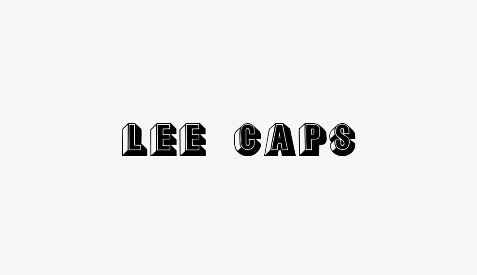 Lee Caps - Font Free [ Download Now ]