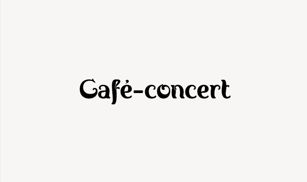 Café-concert - Font Free [ Download Now ]