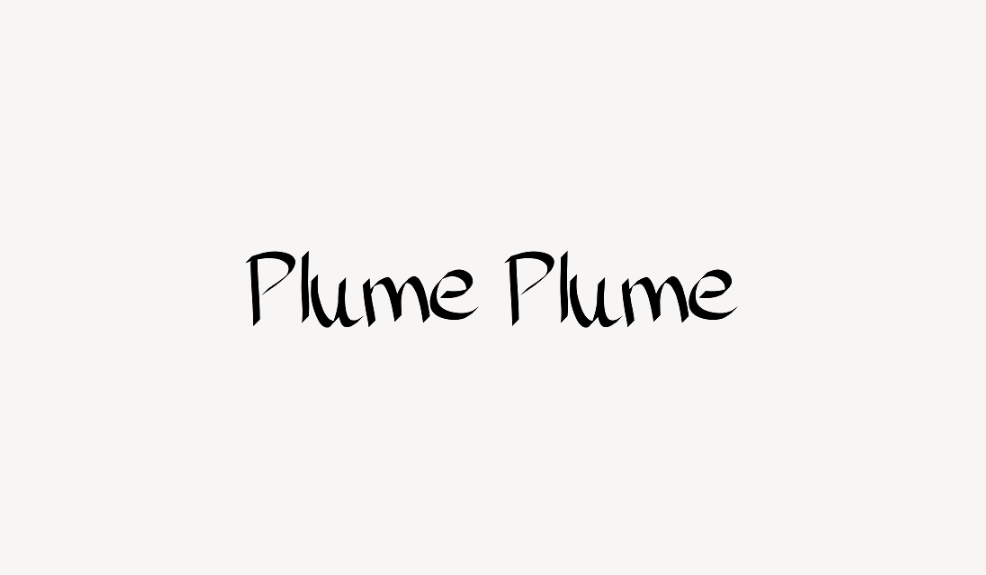 Plume Plume - Font Free [ Download Now ]